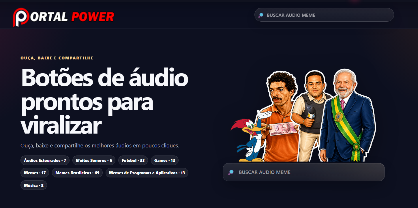 Memes - Áudios em MP3 para compartilhar